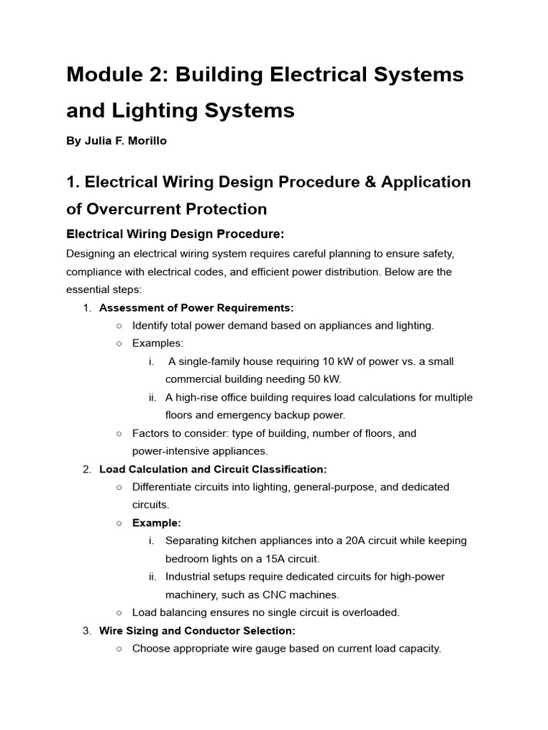 Electrical Systems Design Guide | PDF | Lighting | Electrical Wiring