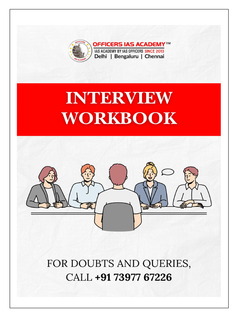 OIA 7 Stage Interview WorkBook | PDF | Learning | Cognition