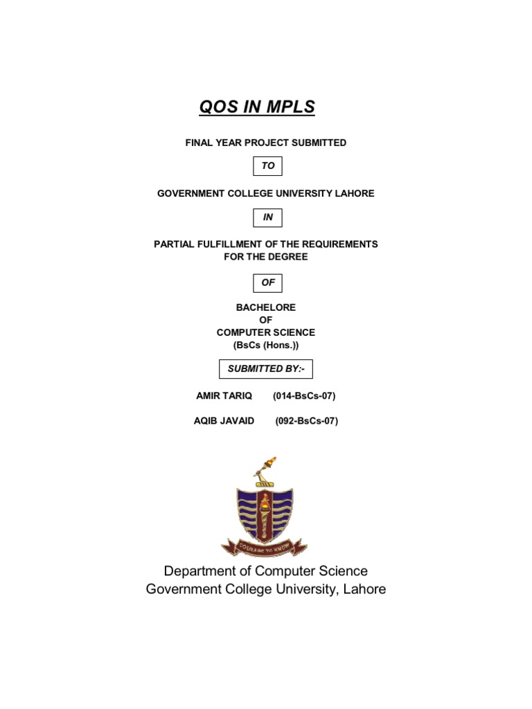 QoS in MPLS | PDF | Multiprotocol Label Switching | Networking