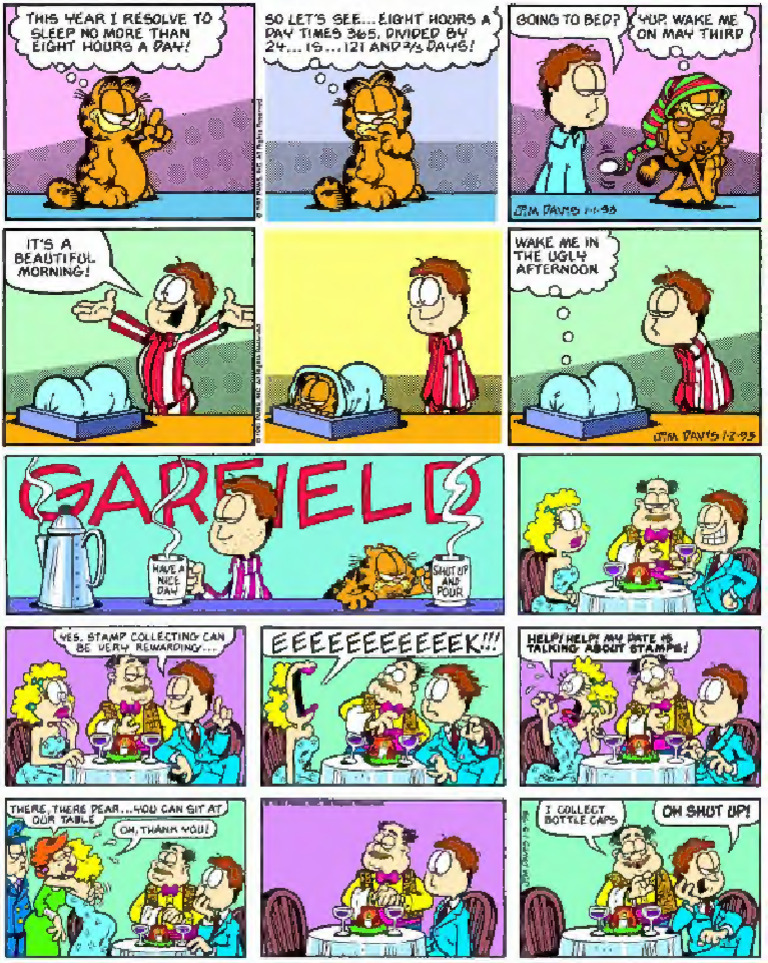 Garfield's Humorous Adventures | PDF