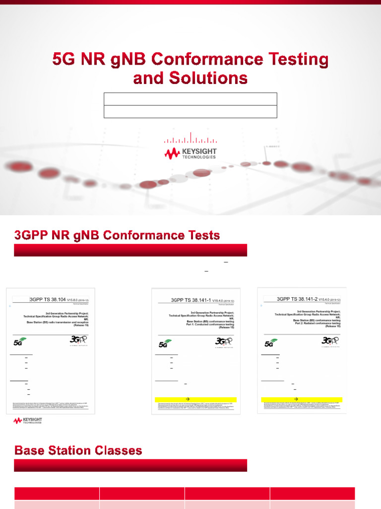 Keysight研討會 - 05 - 5G NR gNB Transmitter Conformance Testing ans ...