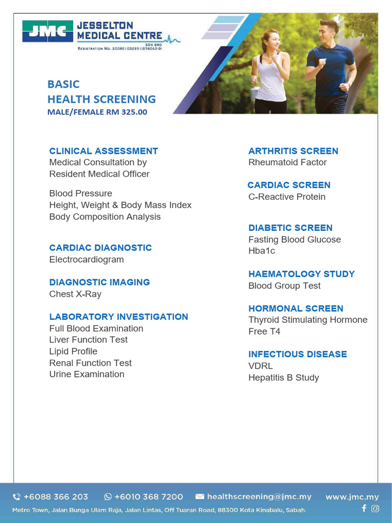 Health screening | PDF | C Reactive Protein | Heart