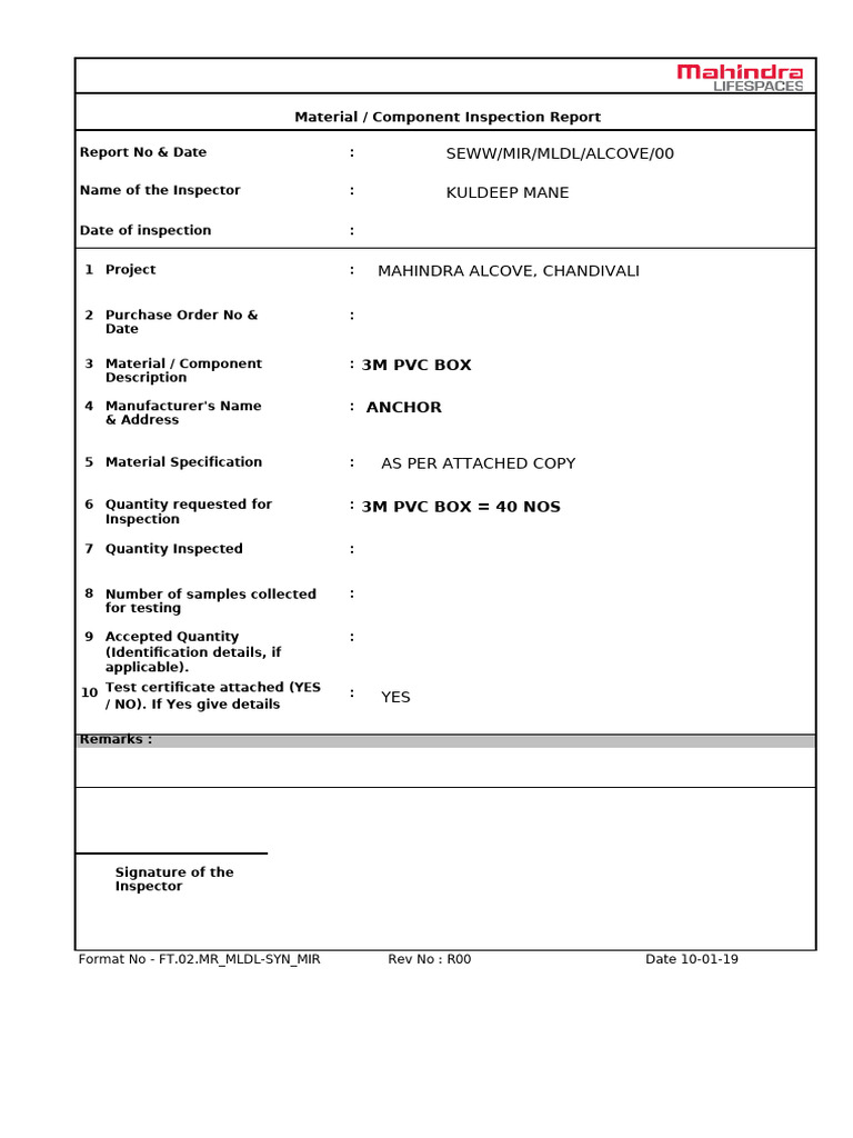 Mir - Format Mahindra | PDF