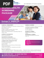 Health Screening Packages | PDF | Hepatitis | Physical Examination