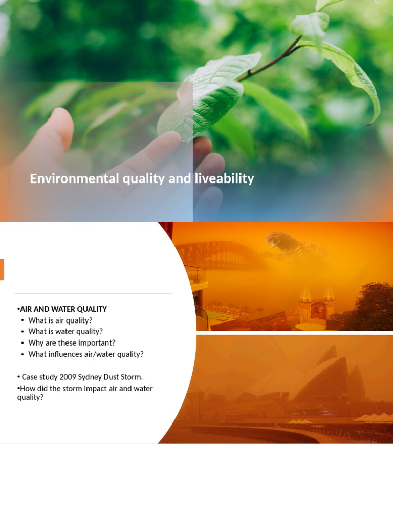 Environmental Quality and Liveability Factors | PDF | Quality Of Life ...