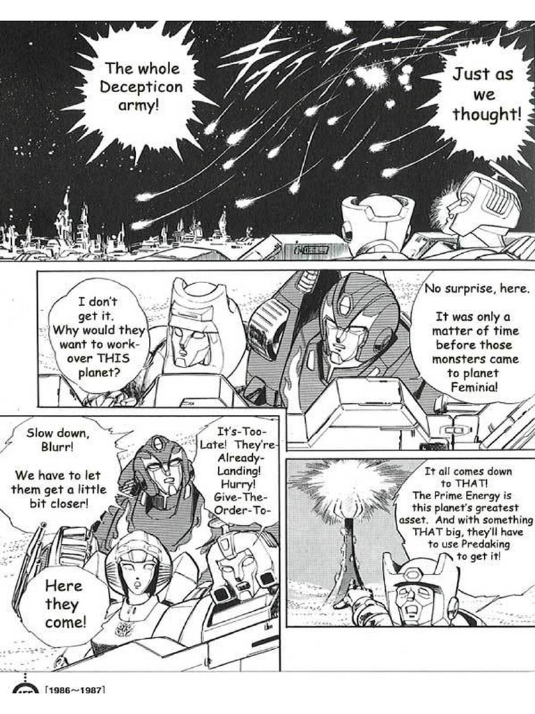 The Story of Super Robot Lifeforms The Transformers 05 | PDF