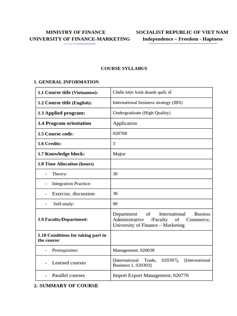 About The Course Pdf Educational Assessment Strategic Management