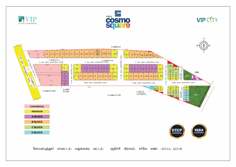 Cosmo Square Layout Map | PDF