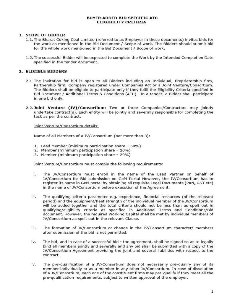 QC | PDF | Joint Venture | Consortium