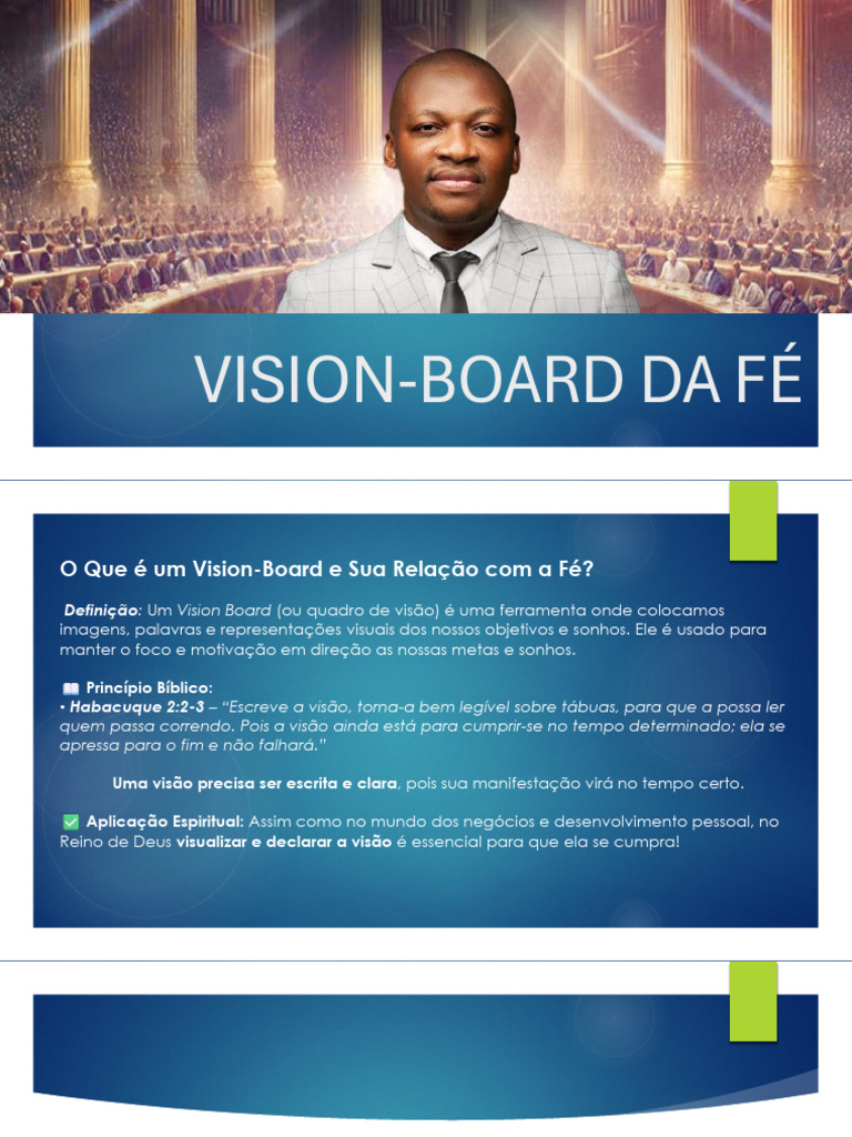 Vision Board da Fé: Criando Metas Espirituais | PDF | Fé | Deus