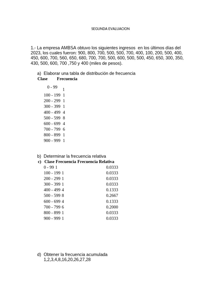 Examen Isis Gabriela | PDF | Diferencia | Media