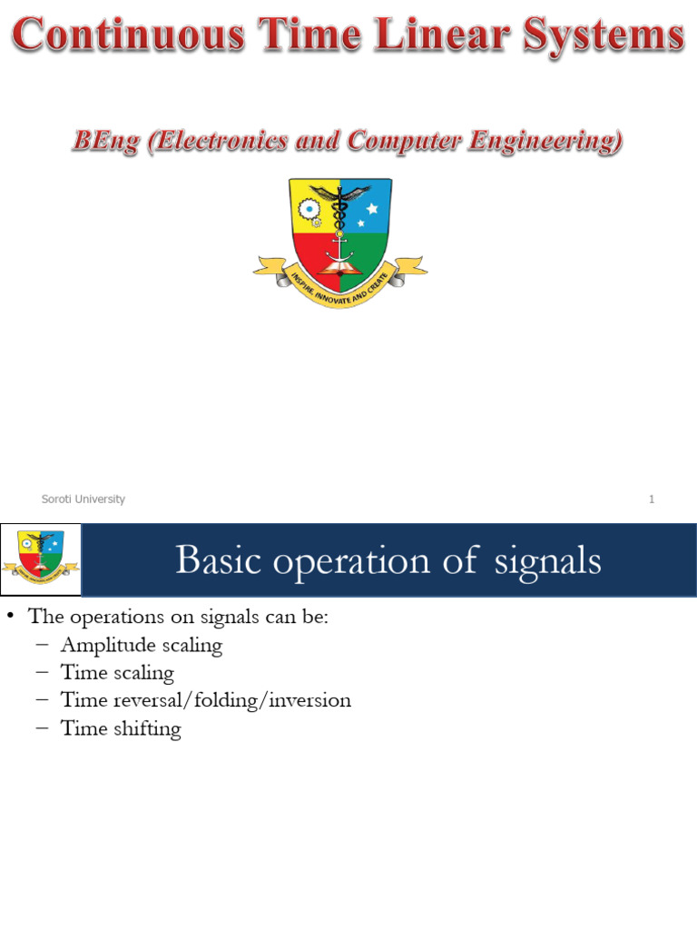 L02 - Basic Signal Operations | PDF | Multiplication | Amplitude