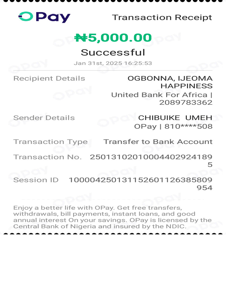 Transaction Receipt-250131020100044029241895 | PDF