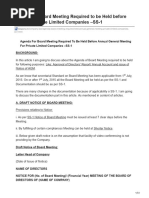 Board Meeting Attendance Register Template | PDF