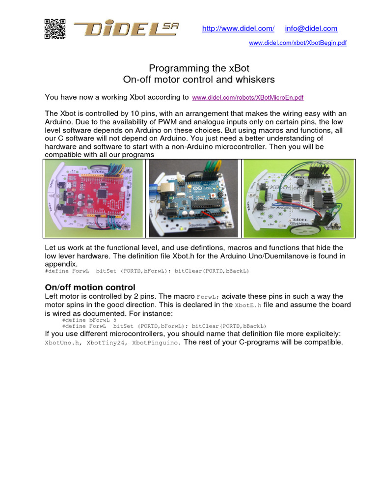 Xbot Motor Control Guide | PDF