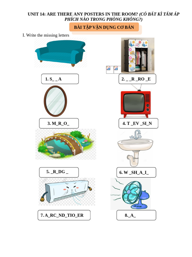 GRADE 3. UNIT 14 | PDF | Room | Home