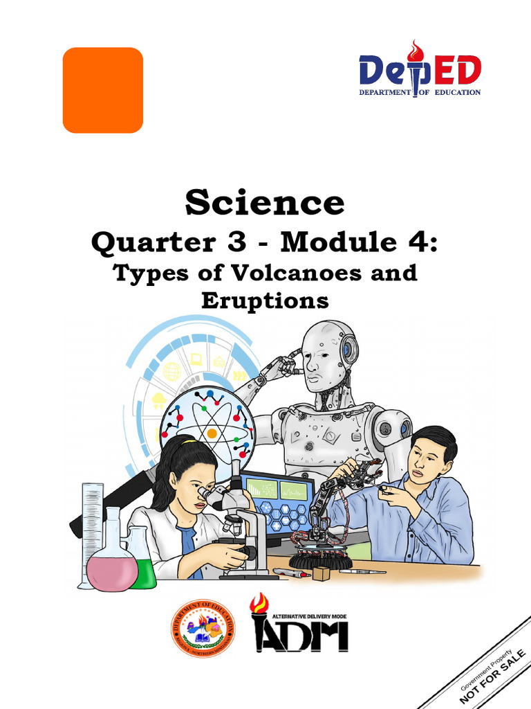 EARTHSCI9 Q3 MOD4 Types of Volcanoes and Eruptions | PDF | Types Of Volcanic Eruptions | Volcano