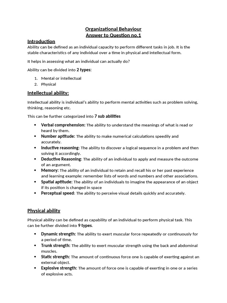 Organizational Behaviour | PDF | Perception | Reinforcement