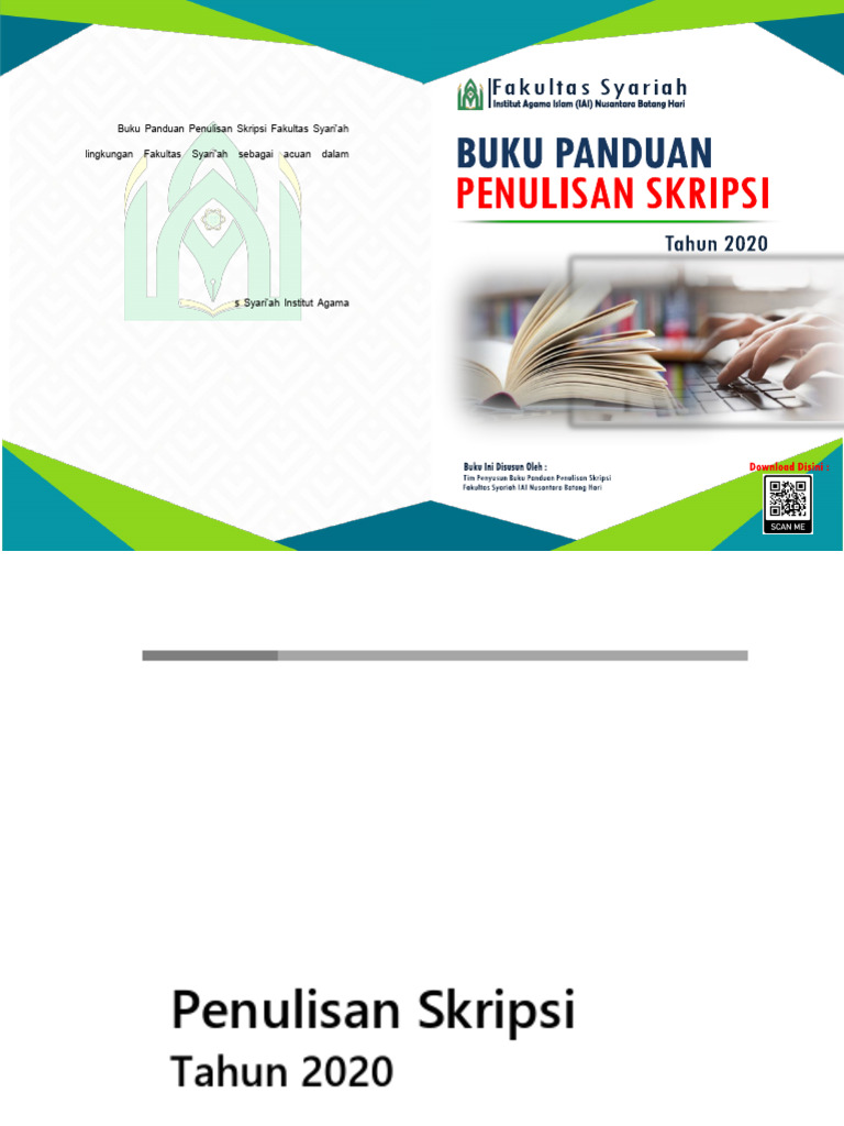 Buku Panduan Skripsi 2020 Alhamdulillah | PDF