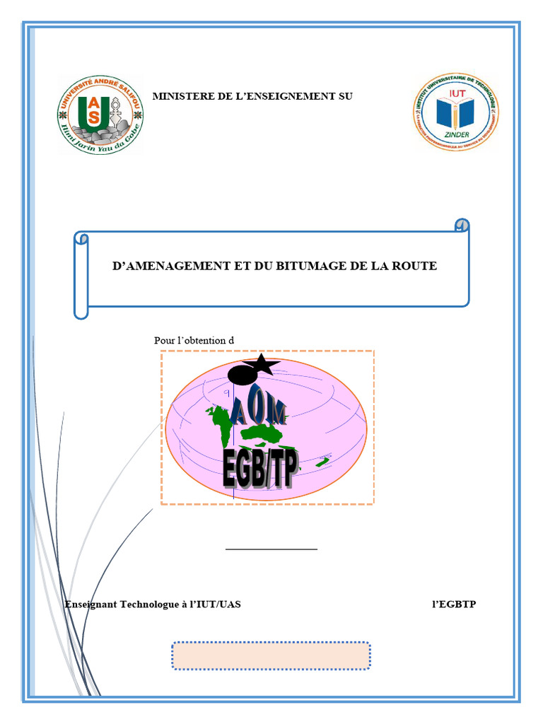 Rapport Topographique Route Malbaza-Dabnou | PDF