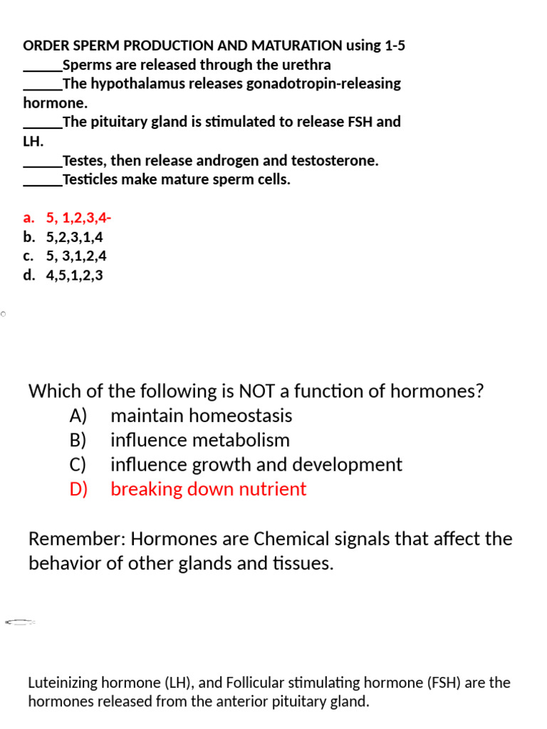 Science 3rd Reviewer Ok | PDF | Luteinizing Hormone | Biology
