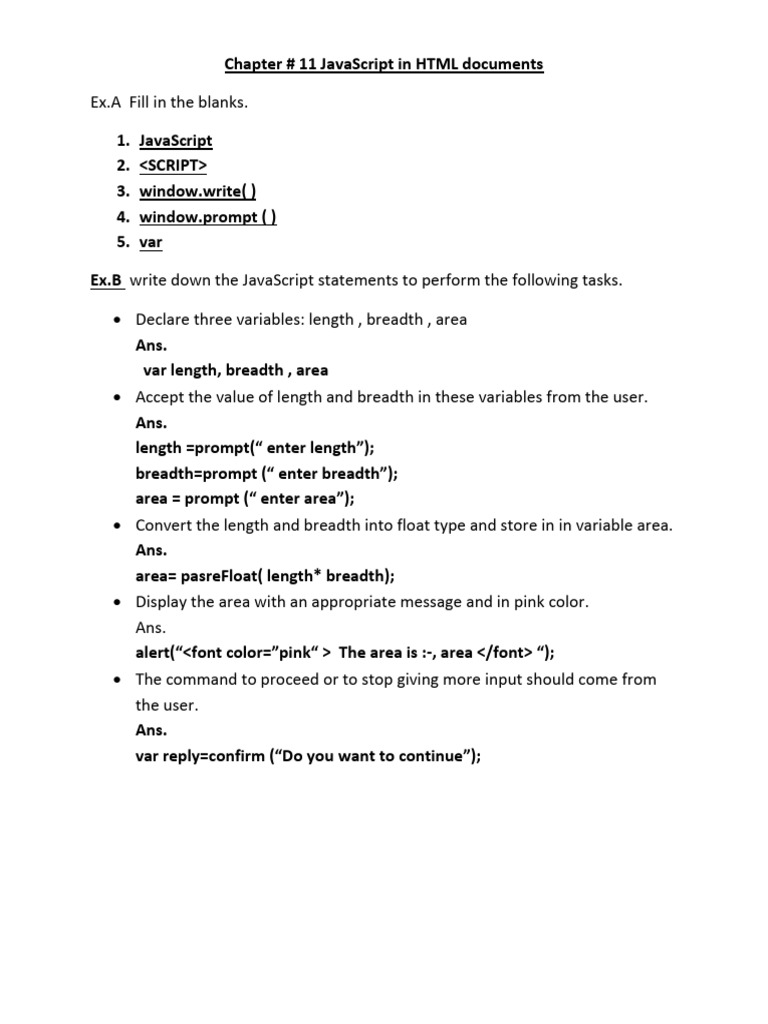 Computer Solved Exercises Chapter11-13 | PDF | Programming | Computer Program