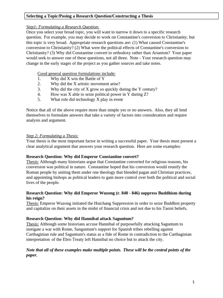 9th Grade - Research Paper Manual | PDF | Constantine The Great