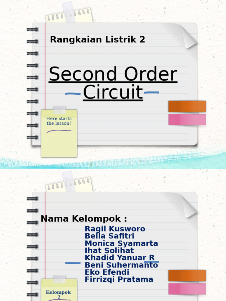 RL 2 Rangkaian Orde 2 | PDF