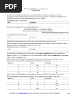 CBSE Class10 Error Correction Worksheet 2025 | PDF