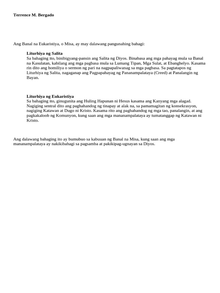 Terrence M | PDF