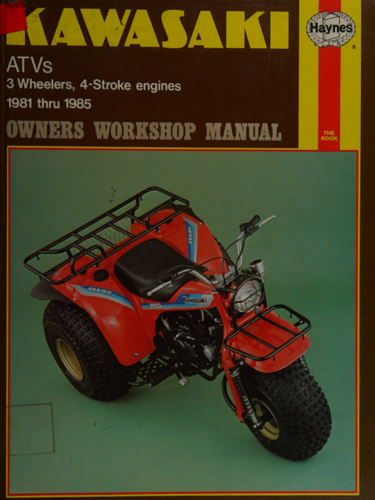 Haynes Kawasaki Atvs Owners Workshop Manual 1850101426 9781850101420 ...