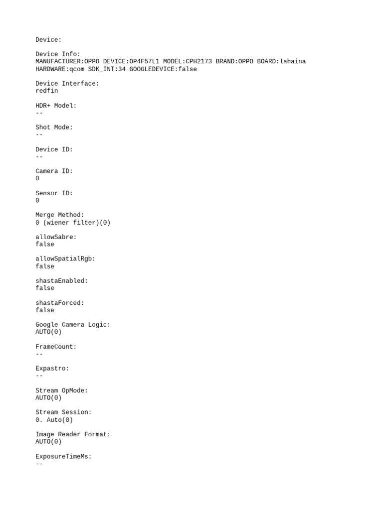 OPPO CPH2173 Device Specifications | PDF