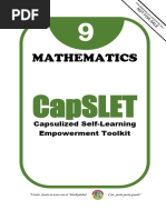 Math 9 Q3 Module 6 | PDF | Learning | Triangle