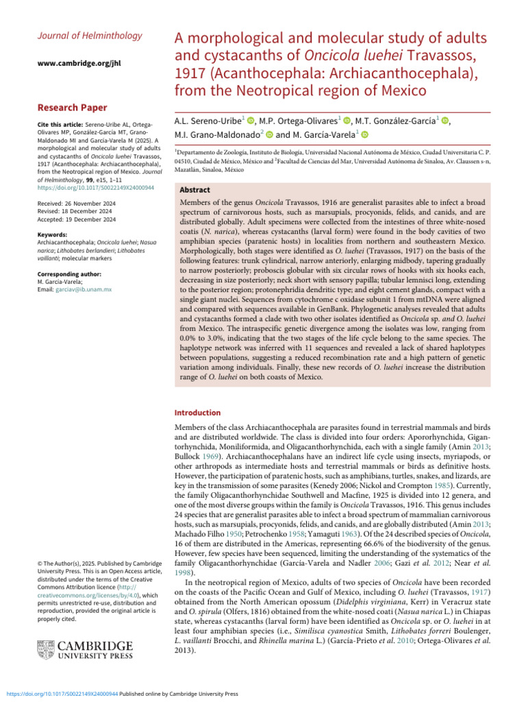 a-morphological-and-molecular-study-of-adults-and-cystacanths-of ...