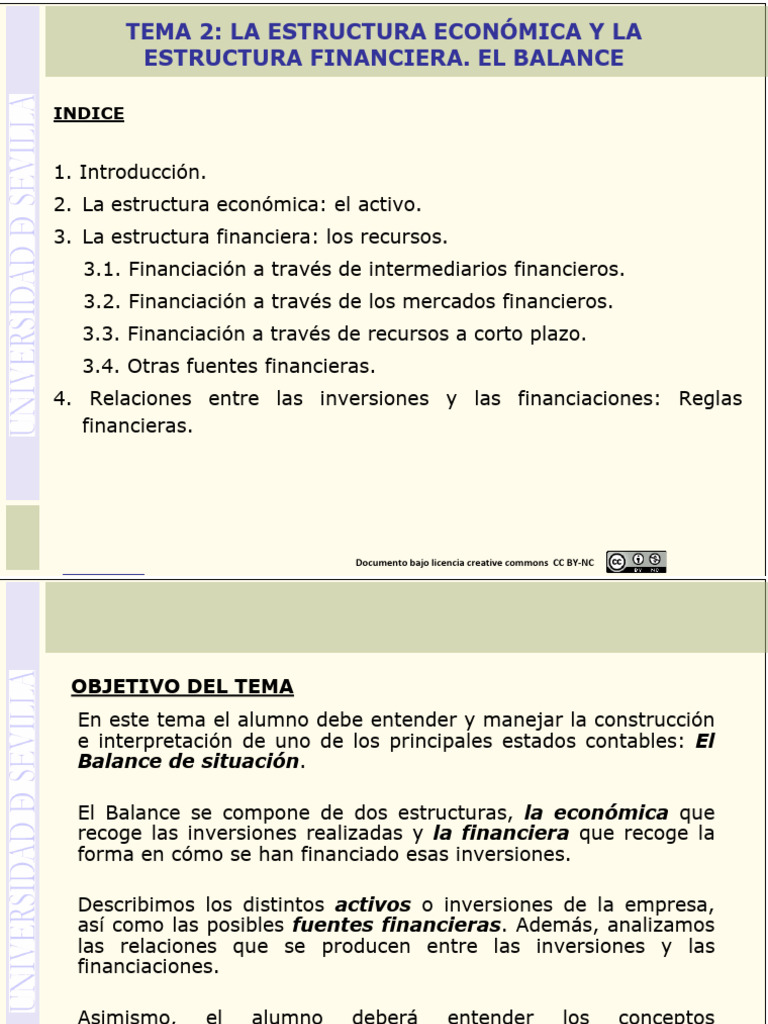 Tema 2. La Estructura Economica y La Estructura Financiera - 24 - 25 ...