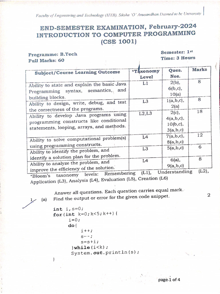 Icp - End-Semester | PDF