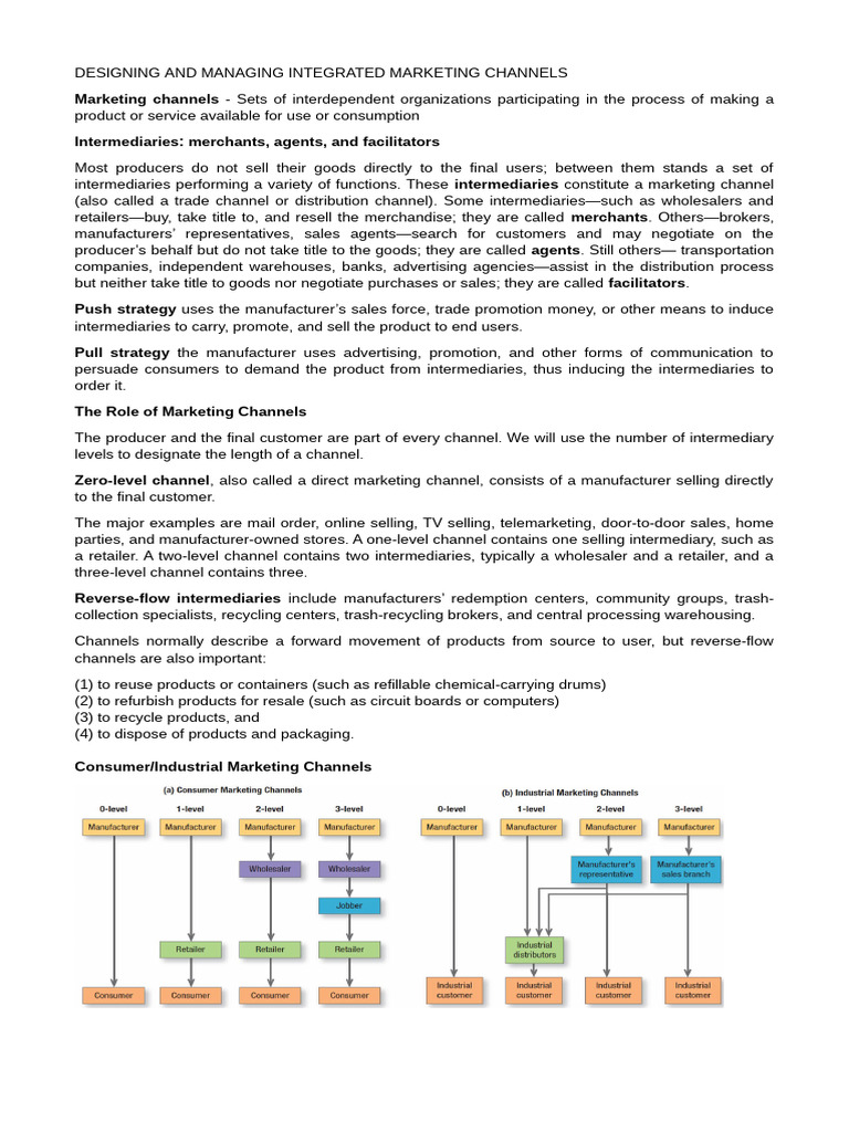 Designing and Managing Integrated Marketing Channels | PDF | Retail ...