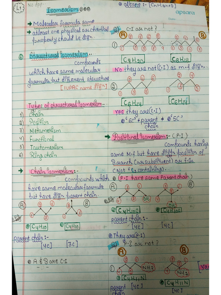 ISOMERISM Neet Organic Chemistry | PDF