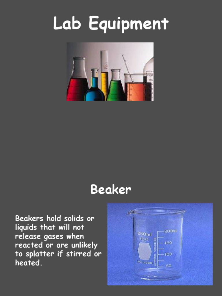 Lab Equipment Pdf Materials