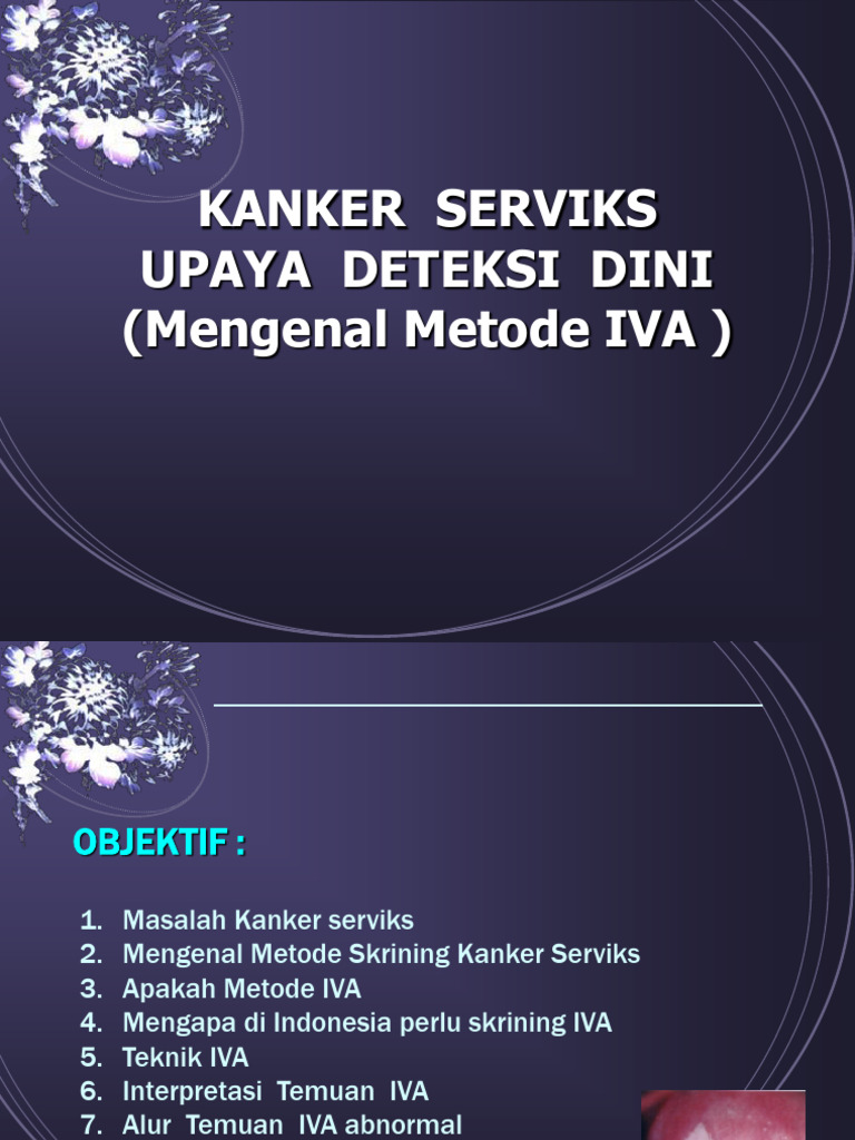 Deteksi Dini Kanker Serviks Metode IVA | PDF | Cervical Cancer ...