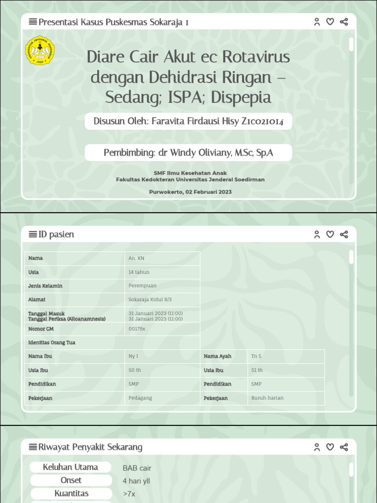 PRESUS PKM Diare - FARAV | PDF