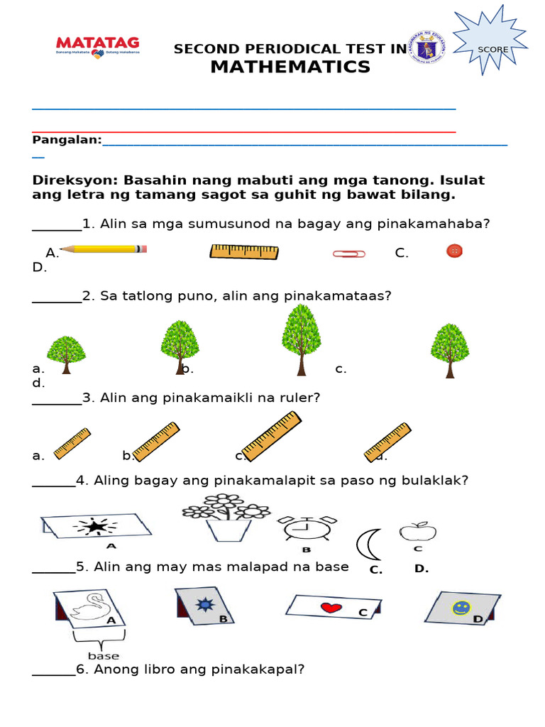 PT-GRADE-1-MATATAG-MATH-1-Tagalog-Version | PDF