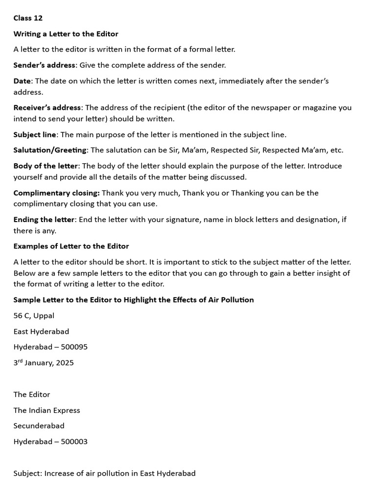 Letter | PDF