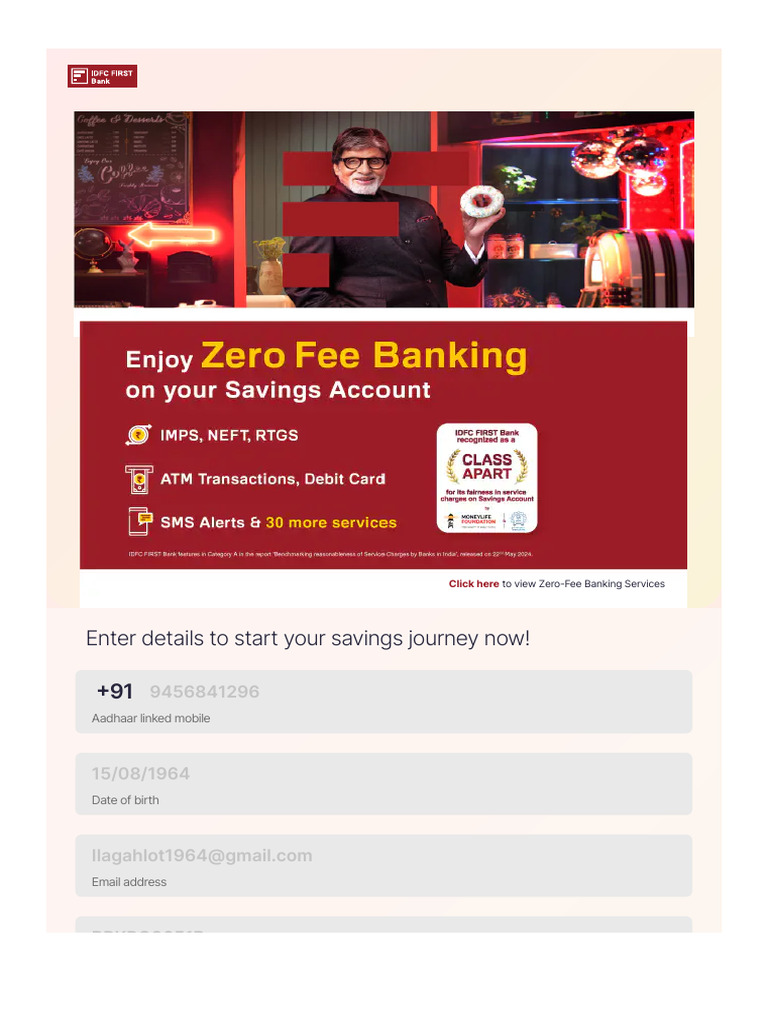 Idfc First Bank | PDF