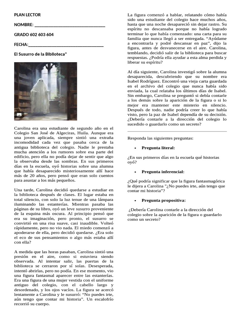 Plan Lector 1 2025 Lyda | PDF