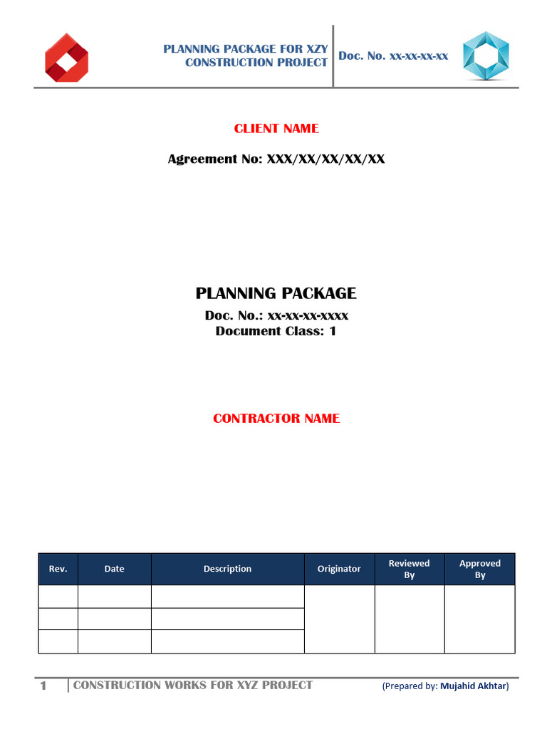 Sample Planning Package Procedure | PDF | Business