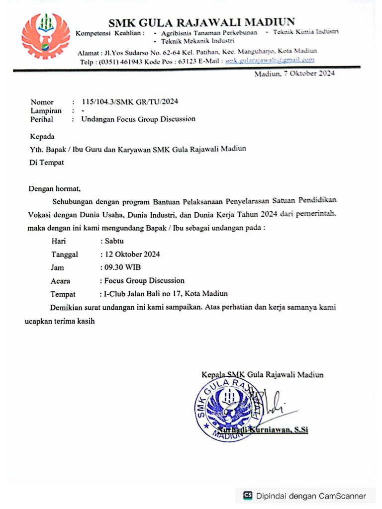 Undangan FGD | PDF