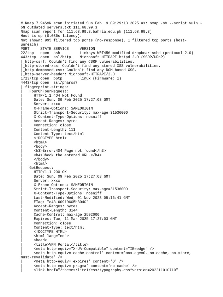 outdated_servers | PDF | Cyberspace | Computer Networking