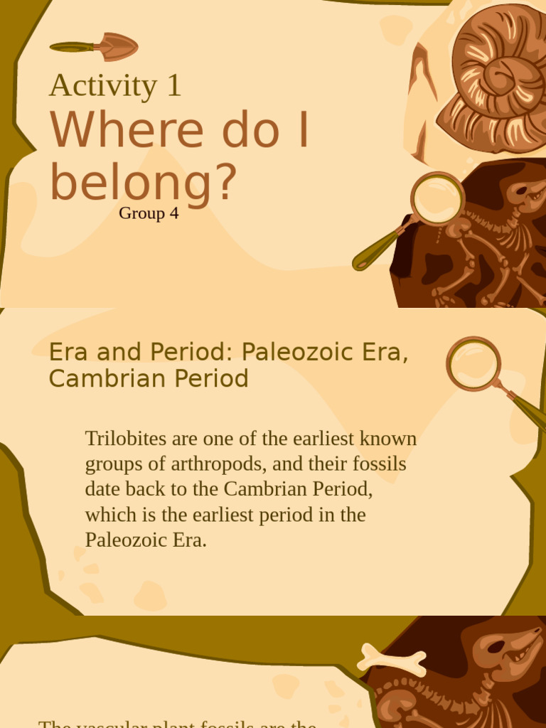 ACTIVITY 1 SCI | PDF | Geologic Time Scale | Fossil