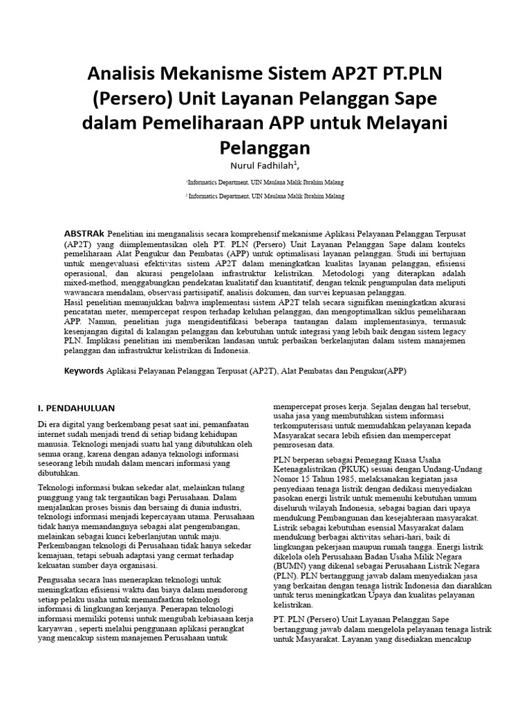 Jurnal Laporan PKL Baru | PDF